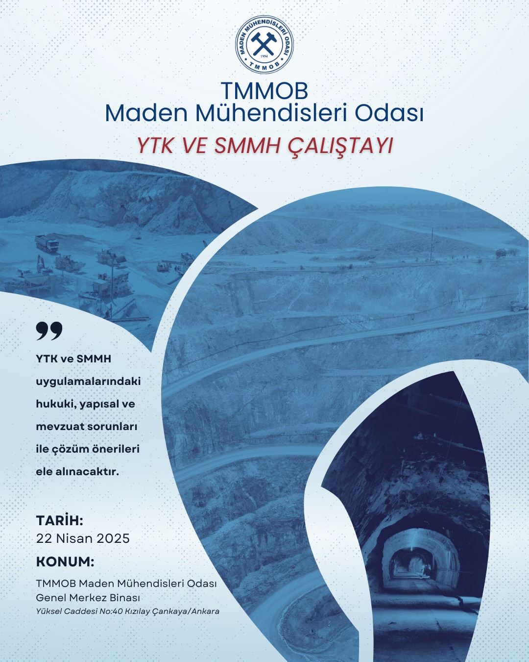 HOŞ GELDİNİZ » TMMOB MADEN MÜHENDİSLERİ ODASI